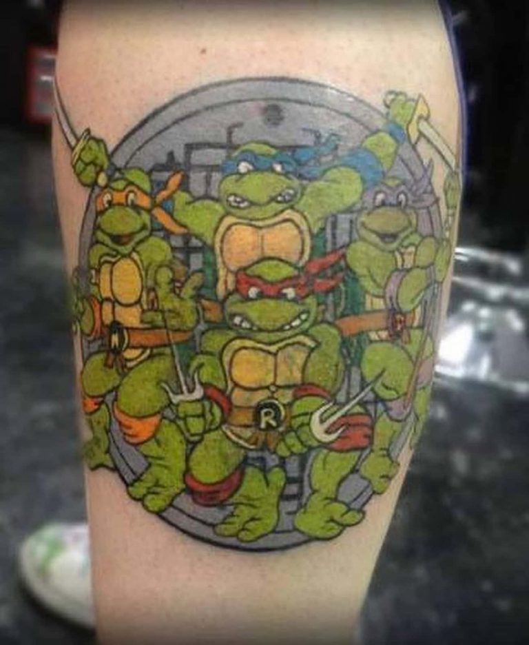 100 Teenage Mutant Ninja Turtles (TMNT) Tattoo Designs with Ideas and ...