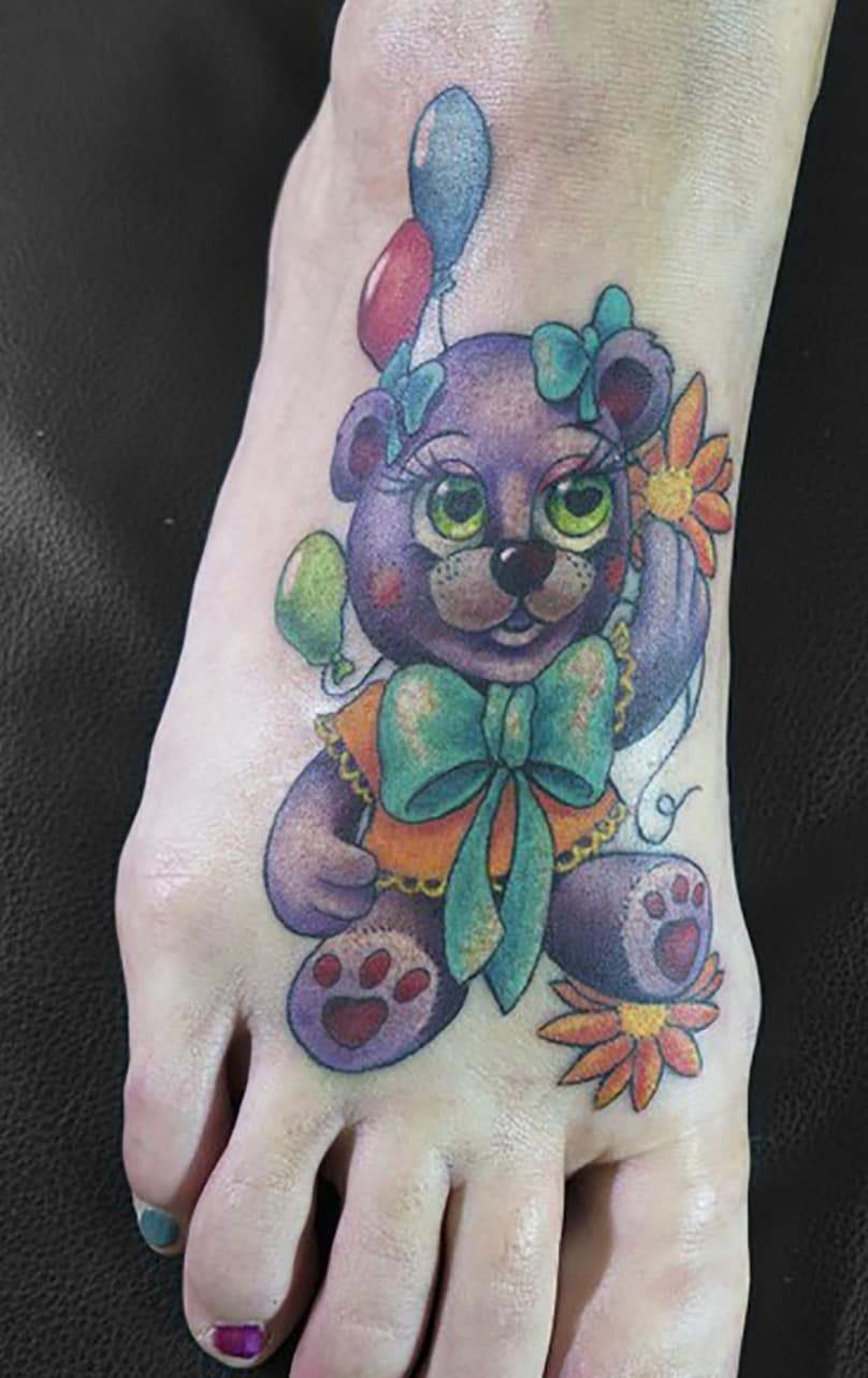 100 Lovable Teddy Bear Tattoo Designs with Meanings and Ideas - Body ...