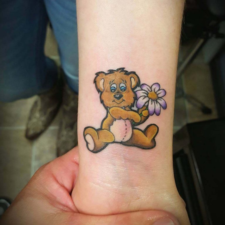 100 Lovable Teddy Bear Tattoo Designs with Meanings and Ideas - Body ...