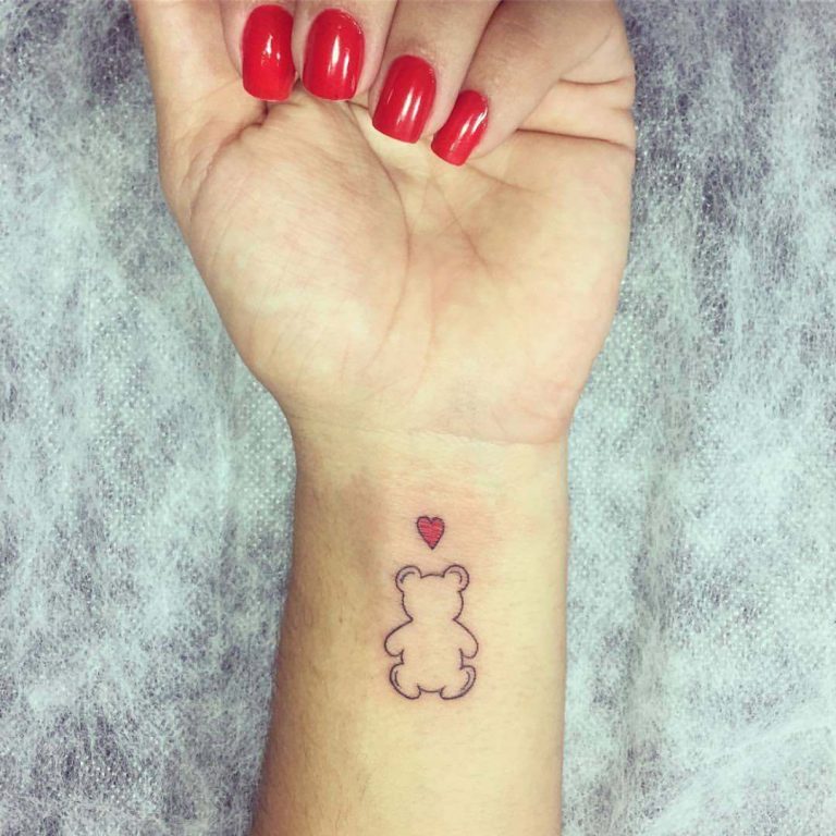 100 Lovable Teddy Bear Tattoo Designs with Meanings and Ideas - Body ...