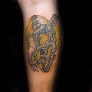 53 Cool Dragon Skull Tattoo Designs with Meanings and Ideas - Body Art Guru