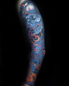 49 Awesome Flaming Skull Tattoo Designs with Meanings and Ideas - Body ...