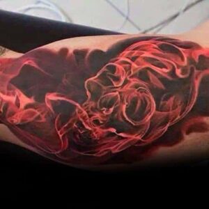 49 Awesome Flaming Skull Tattoo Designs with Meanings and Ideas - Body ...