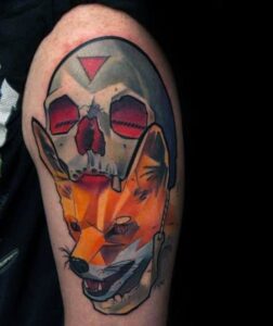 42 Cool Fox Skull Tattoo Designs with Meanings and Ideas - Body Art Guru