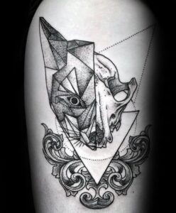 42 Cool Fox Skull Tattoo Designs with Meanings and Ideas - Body Art Guru