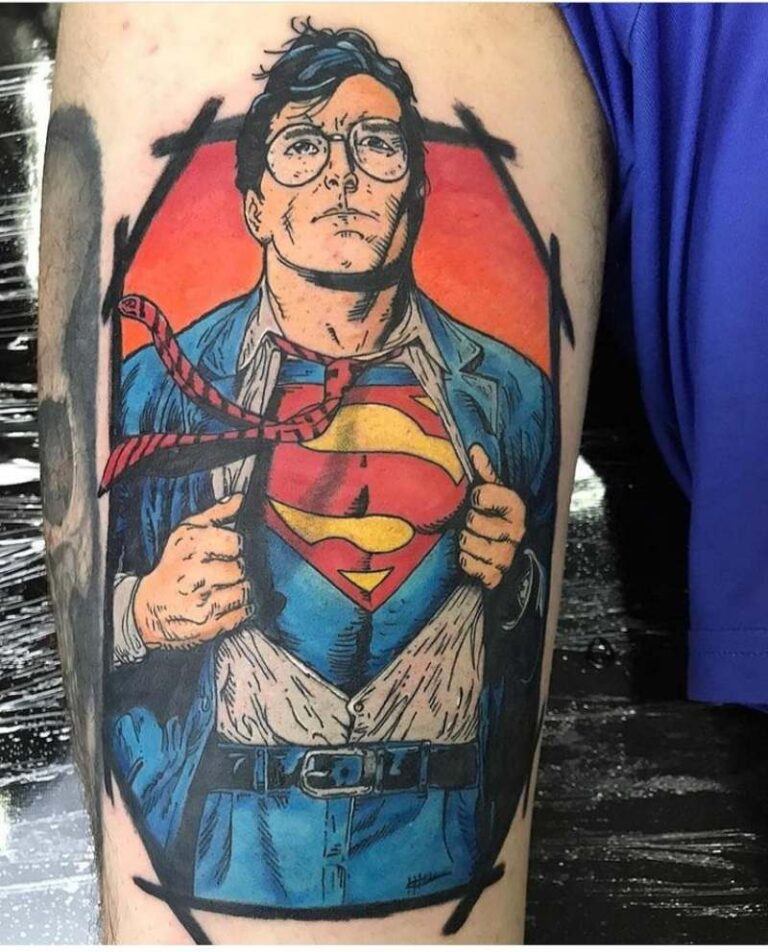 100 Compelling Superman Tattoo Designs with Meanings and Ideas - Body ...