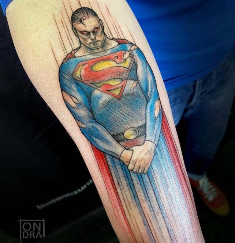 100 Compelling Superman Tattoo Designs with Meanings and Ideas - Body ...
