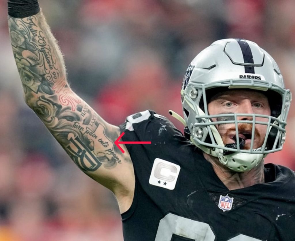 Maxx Crosby's 26 Tattoos and their Meanings - Body Art Guru